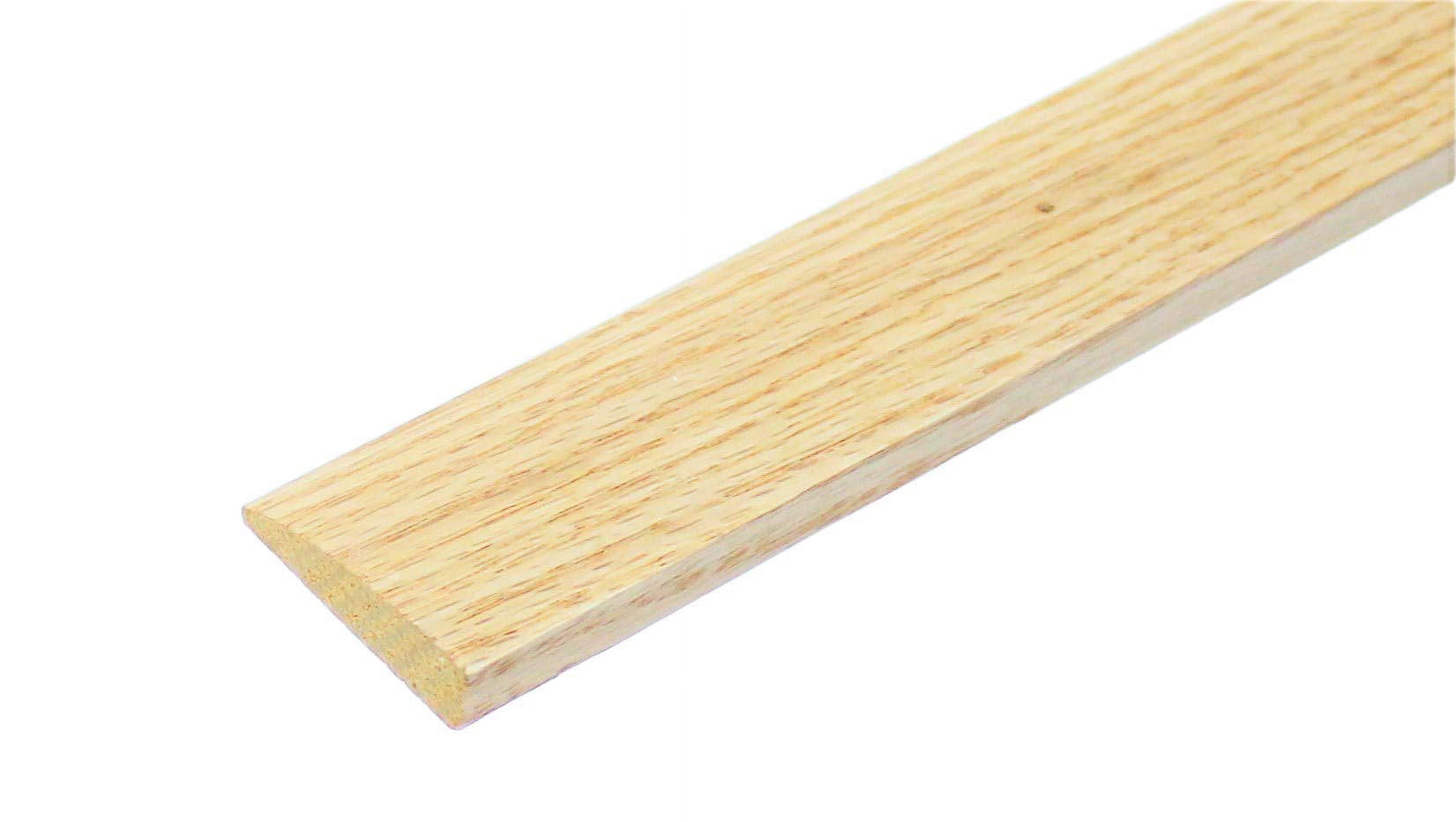 8 FT - Unfinished Butt Edging/Reducer Moldings (1 1/4" Wide x 3/8" High ...