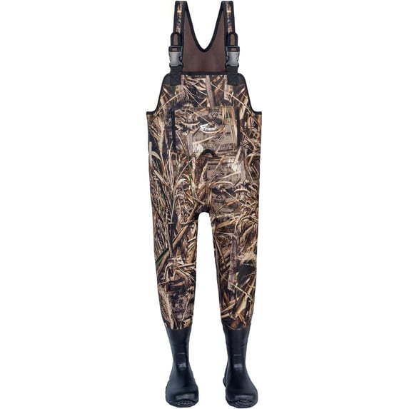 8 Fans Hunting Waders for Kids, Neoprene Youth Fishing Waders with Boot ...