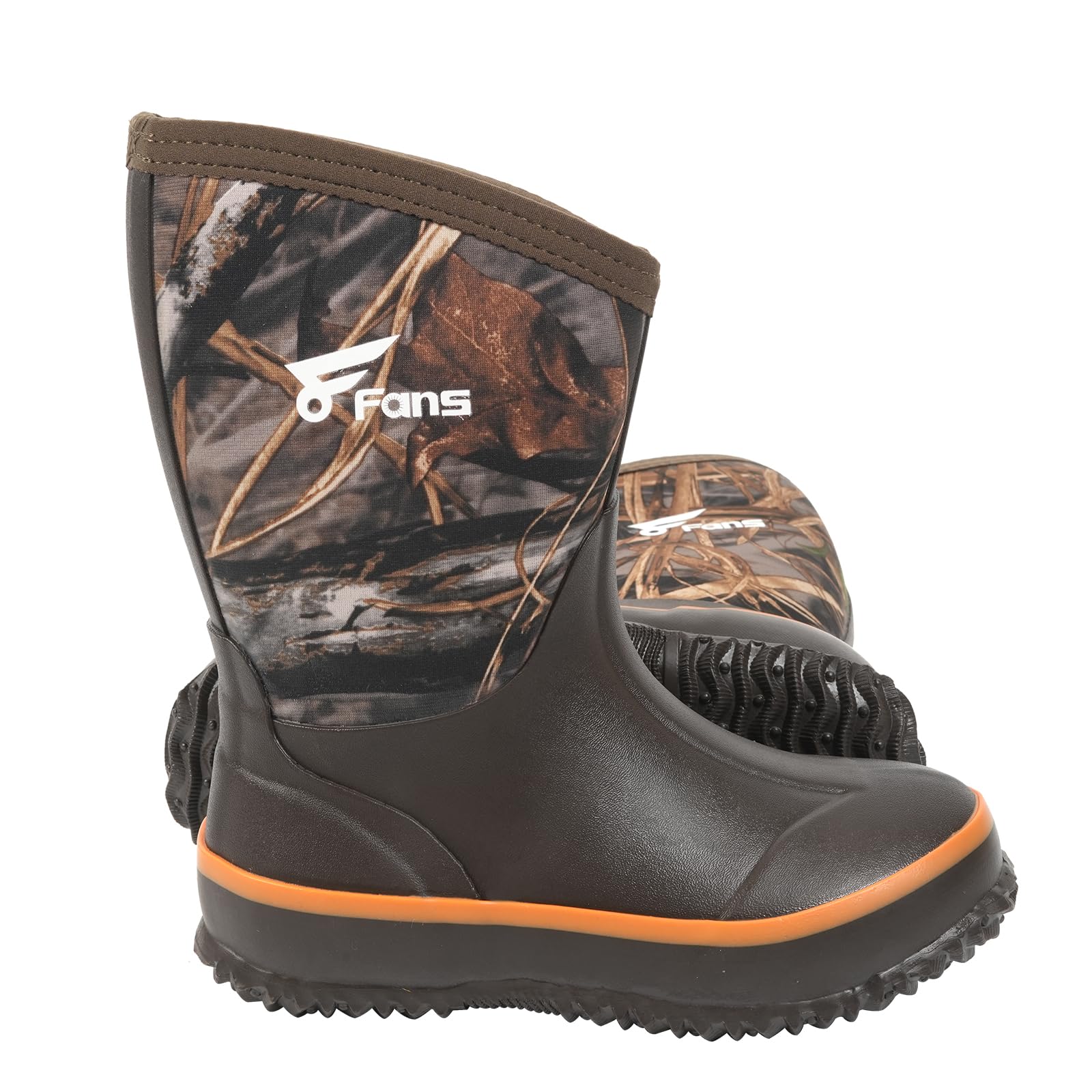 8 Fans Kids Neoprene Boots,Waterproof Neoprene Hunting & Fishing Camo ...