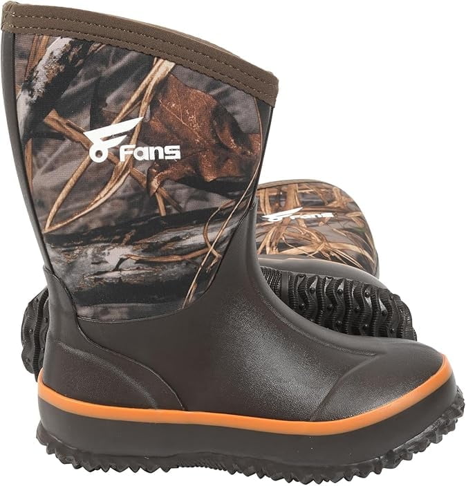 8 Fans Kids Neoprene Boots,Waterproof Neoprene Hunting & Fishing Camo ...