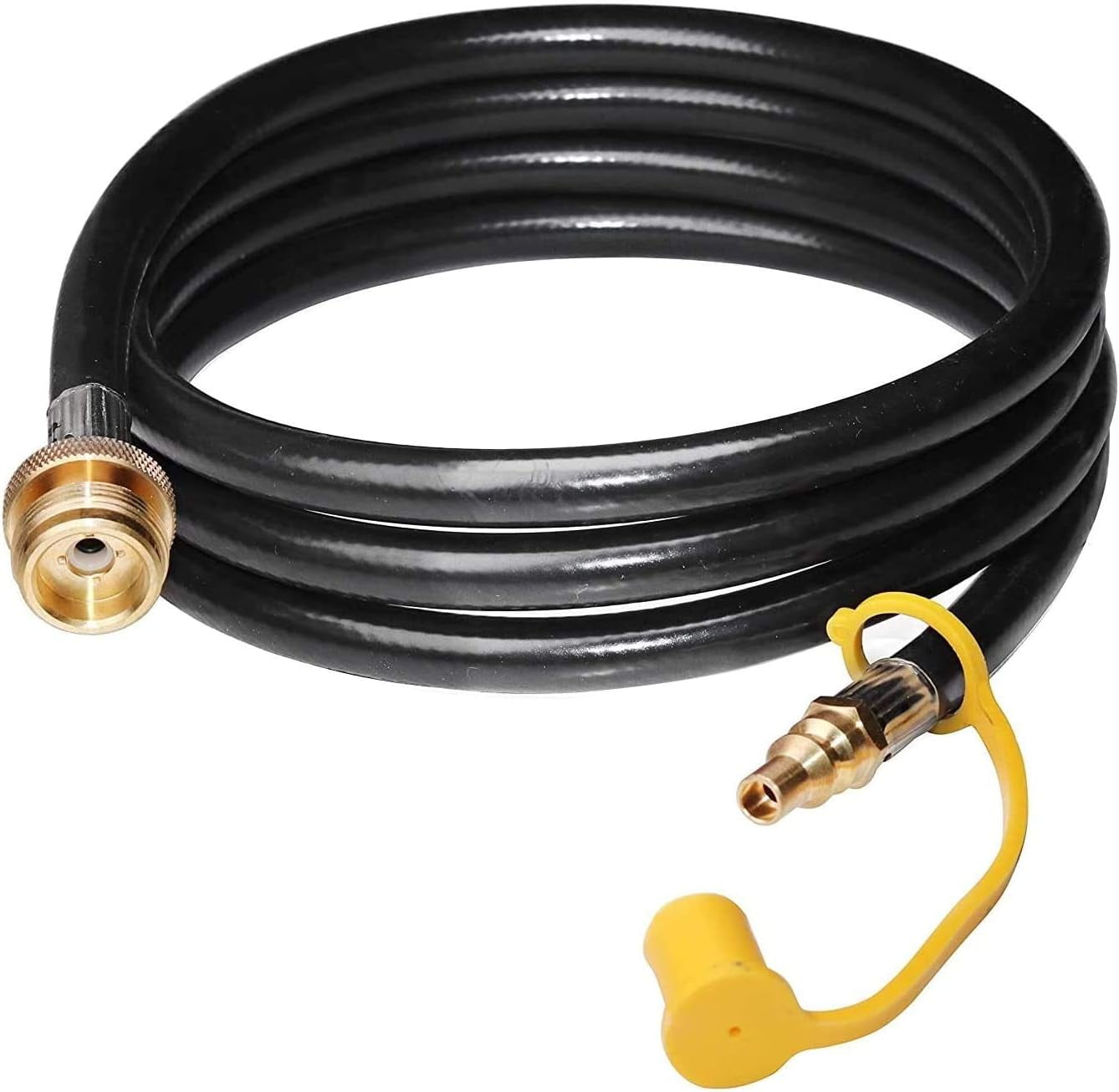 8 Feet 1/4" Quick Connect RV Propane Hose Converter Replacement for 1 ...