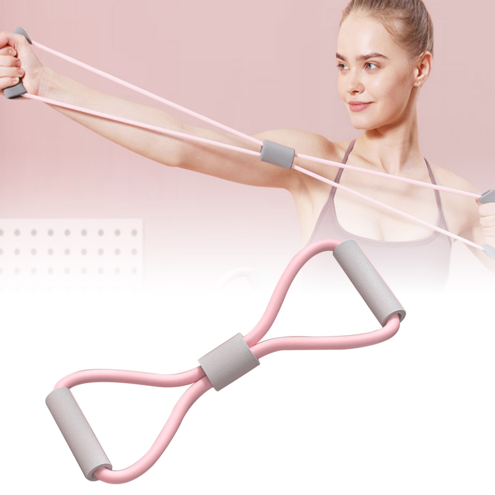 8 Figure Resistance Bands For Women Back Strengthening Tool Elastic ...