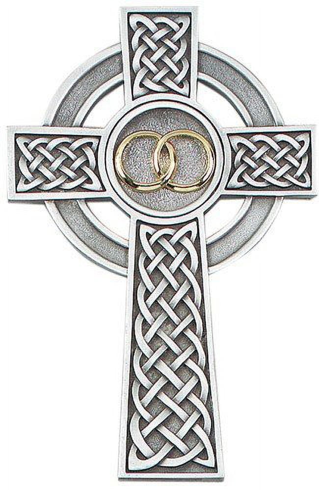 8" Fine Pewter Knotted Celtic Cross - Walmart.com