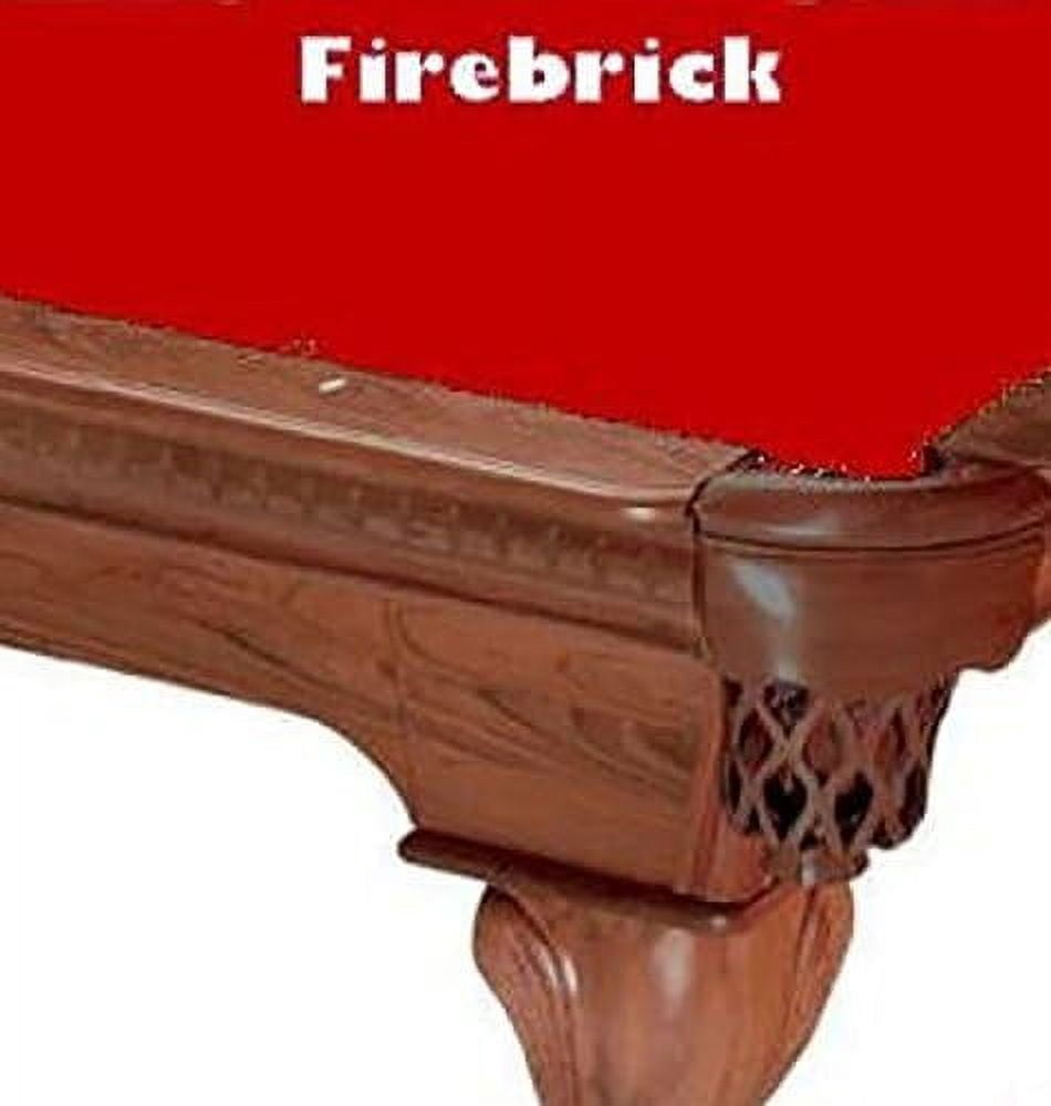 8' Firebrick ProLine Classic 303 Billiard Pool Table Cloth Felt ...