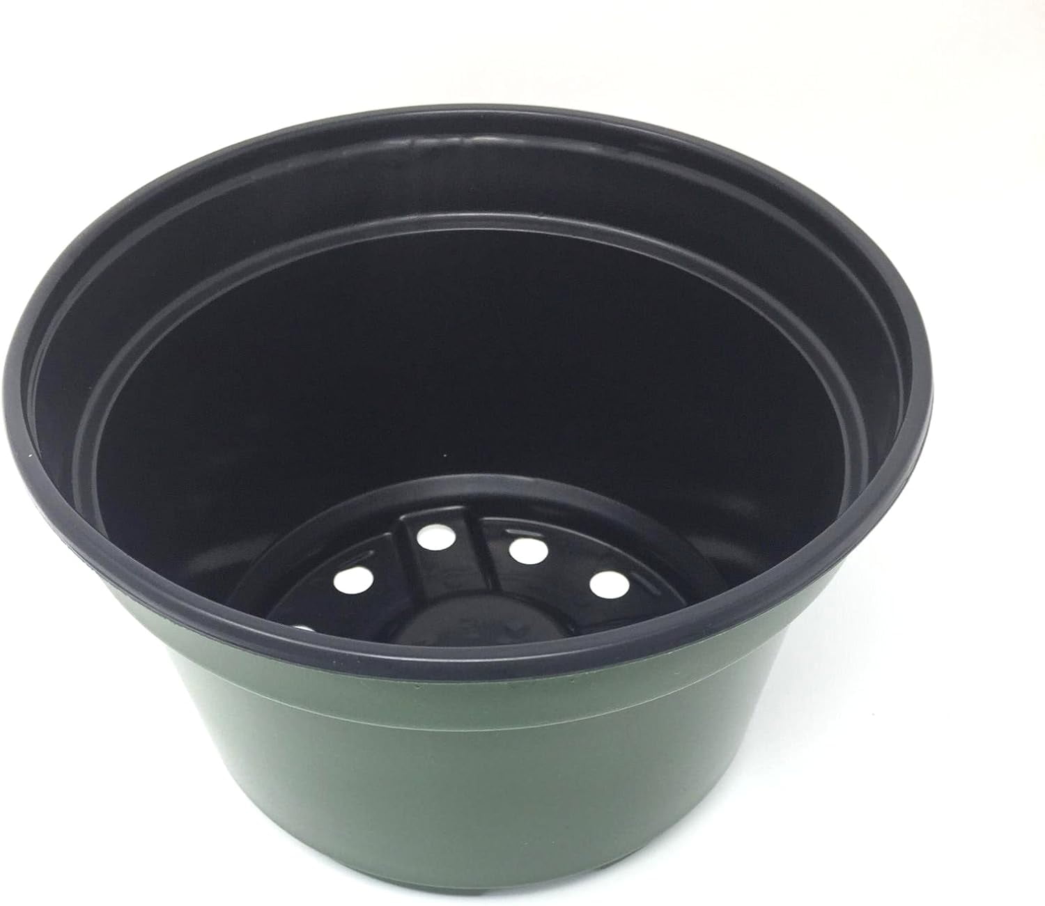 8" Flower Pot, (Qty. 25) Lightweight Mum Pan, 8x5 Green, Greenhouse ...