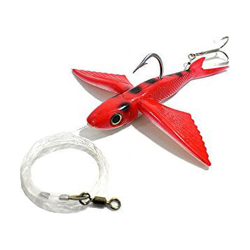 8" Flying Fish Yummy Flyer Lure Rigged with Stinger Hook - Mahi and ...
