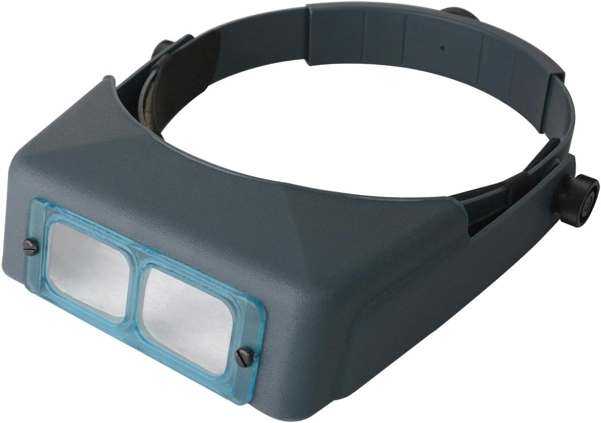 8" Focal Length Magnifying DA-5 Optivisor - 2.5X Jewelry Making ...