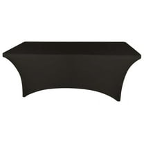 2 Pack Black 8 Foot 30x96 Table Covers by Valentina CoverCo - Walmart.com