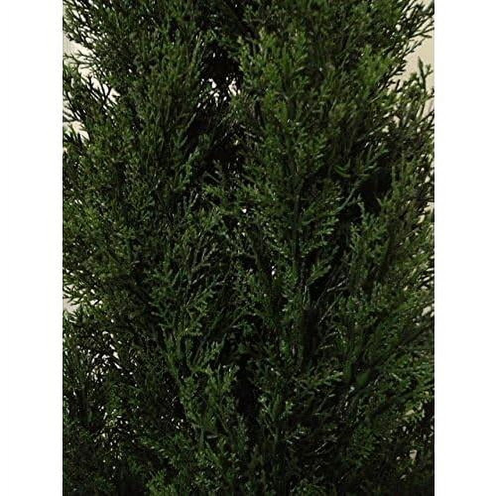 8 Foot Artificial Cedar Topiary Tree Plant In A - Walmart.com