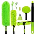 8 Foot Duster for Cleaning with Extension Pole, Microfiber Duster Kit ...