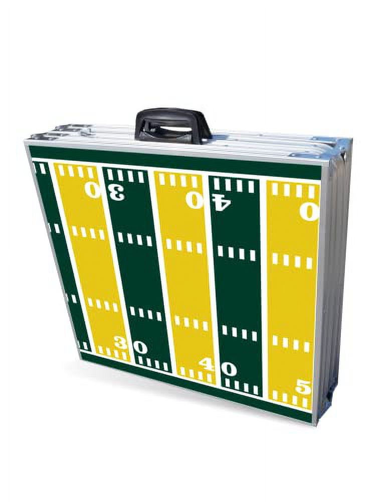 8-Foot Folding Portable Pong Table w/Optional Cup Holes & LED Lights ...