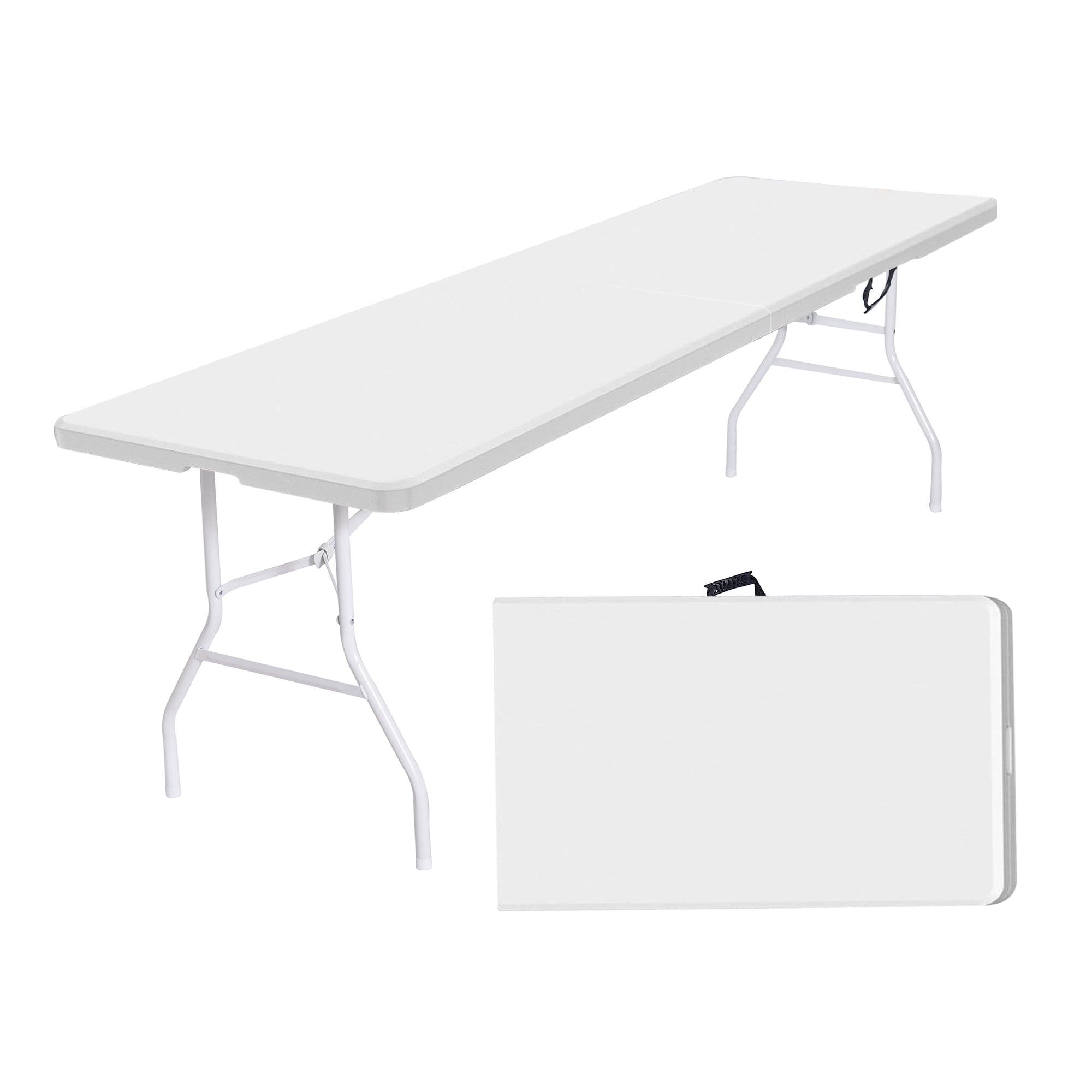 8 Foot Folding Table,Outdoor Folding Table,Bi-Fold,Outdoor Table for ...