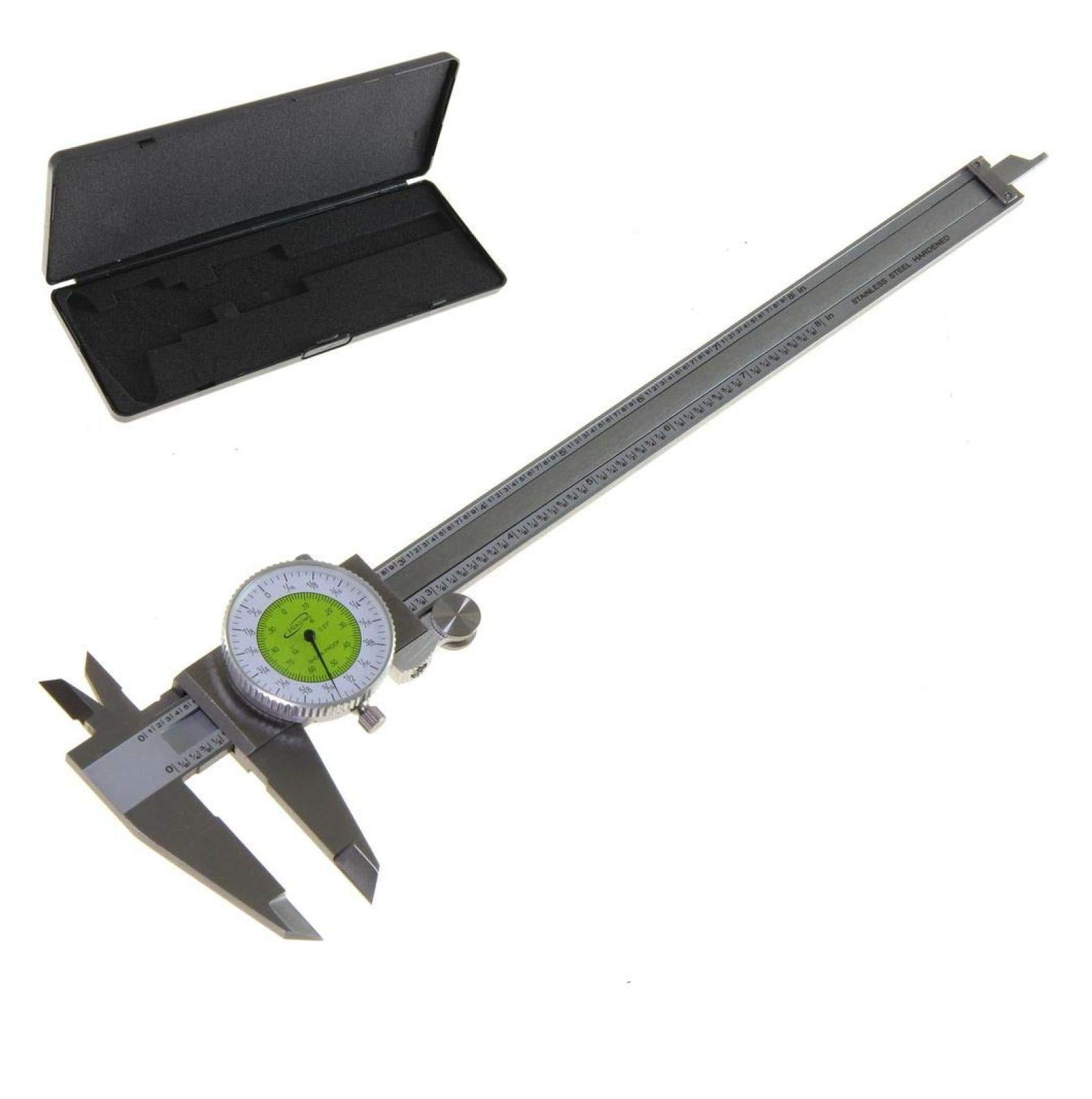 8" Fractional & Decimal Inch Combination Dial Caliper - Walmart.com