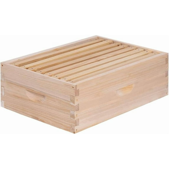 8 Frame Medium Super Beehive Box,Langstoth Super Honey Bee Hive Box ...