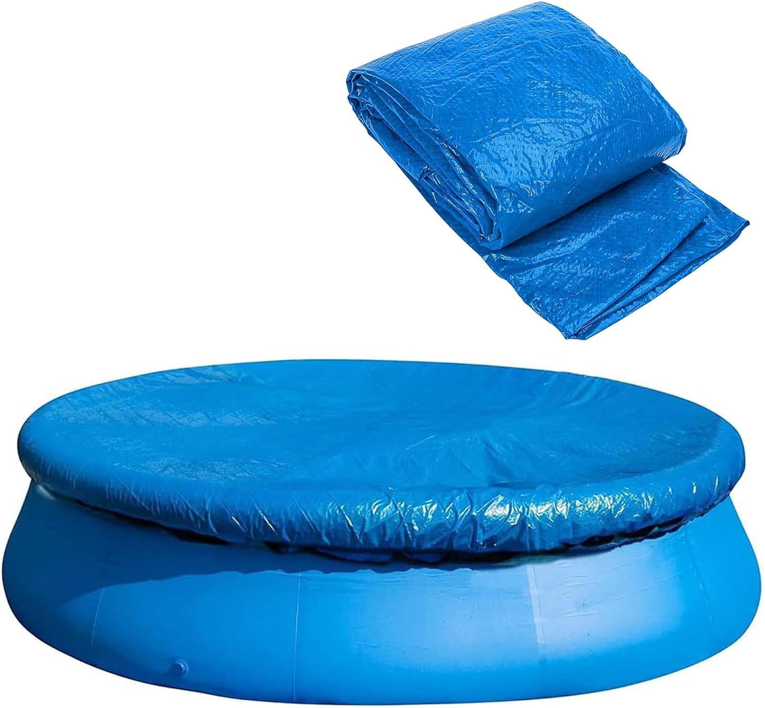 8 Ft Dust Pool Cover Protector-Solar Cover for Round Frame Pools-Pool ...