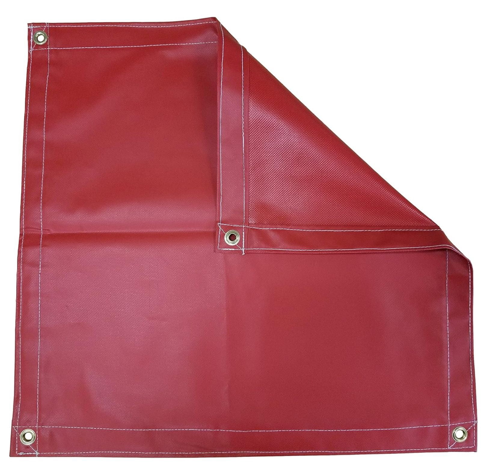 8 Ft. x 10 Ft. Red 18 Oz. Vinyl Tarp - Walmart.com