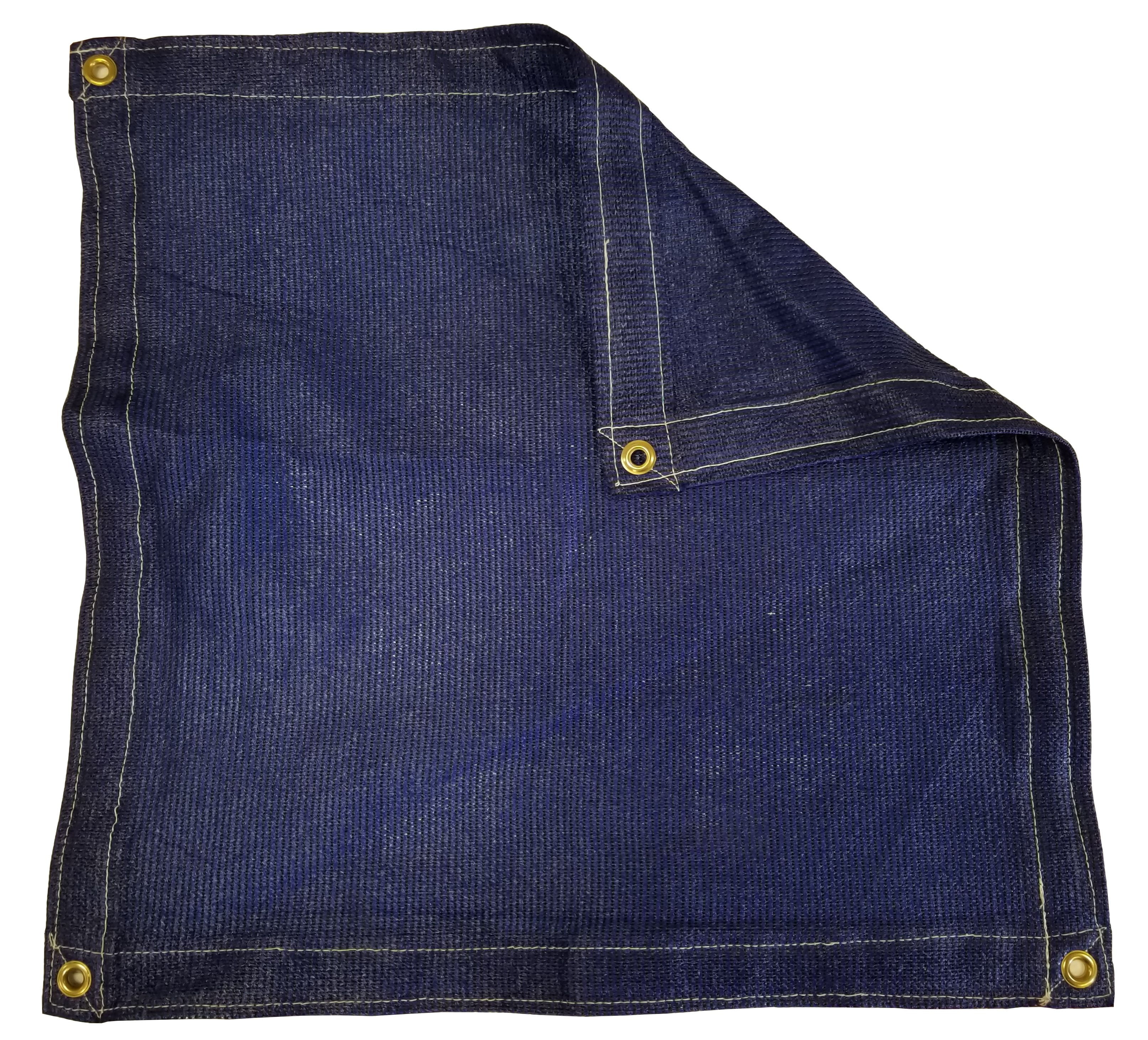 8 Ft. x 15 Ft. Blue Windscreen Privacy Shade Mesh Tarp - Walmart.com