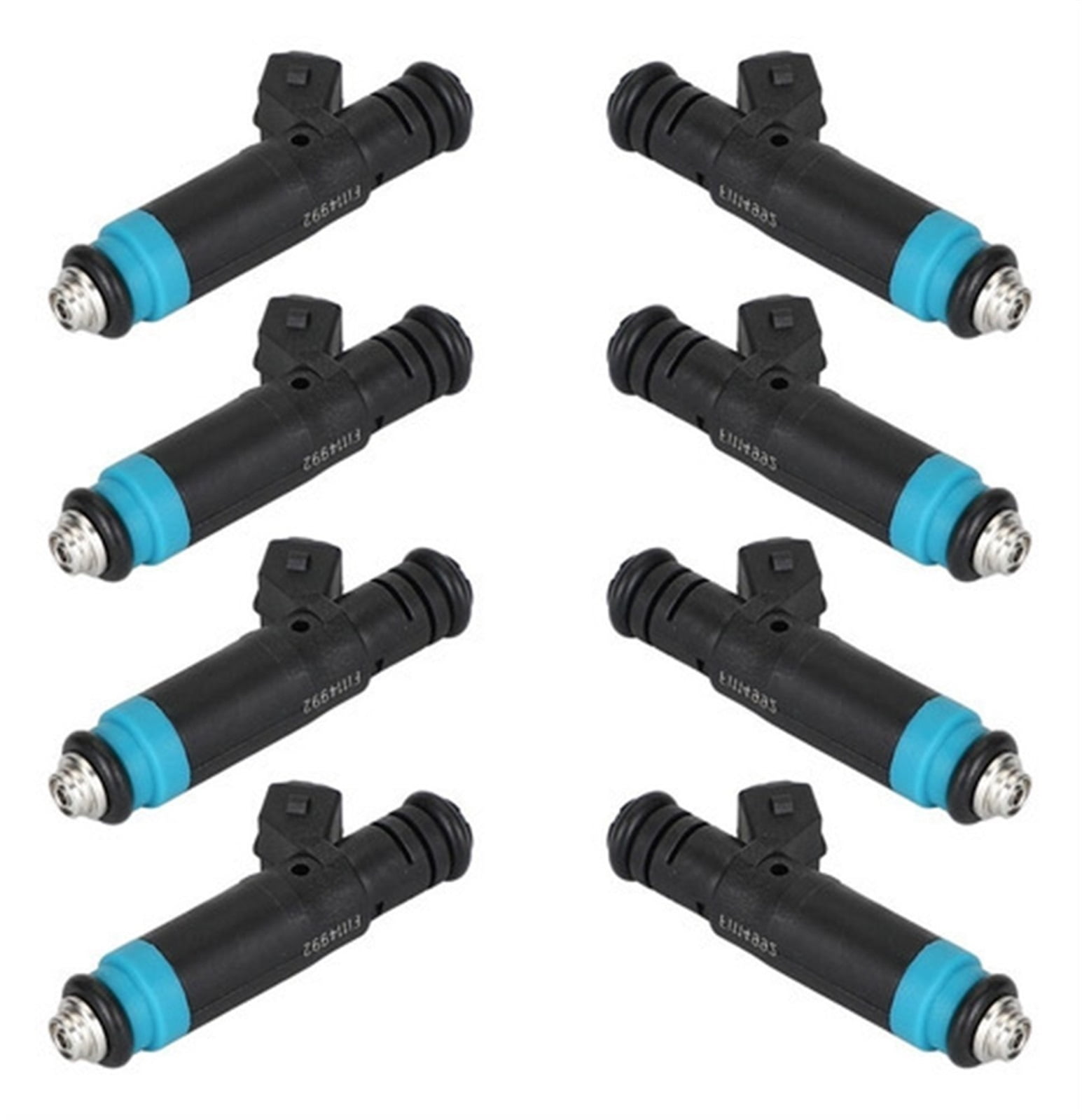 8 Fuel Injectors Compatible with Siemens Deka Ev1 Bmw Ford - Walmart.com