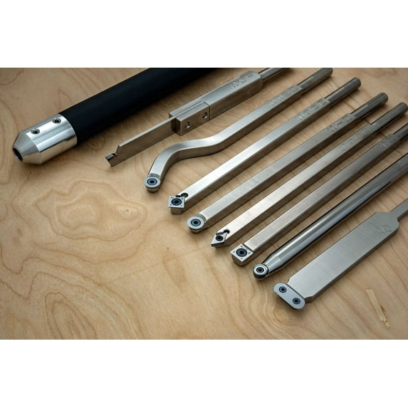 8 Full Size Carbide Tool Package Including Simple Scraper and 1 Handle ...