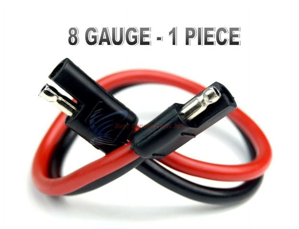 8 GA 12" QUICK DISCONNECT POLARIZED INLINE POWER CABLE WIRE HARNESS ...