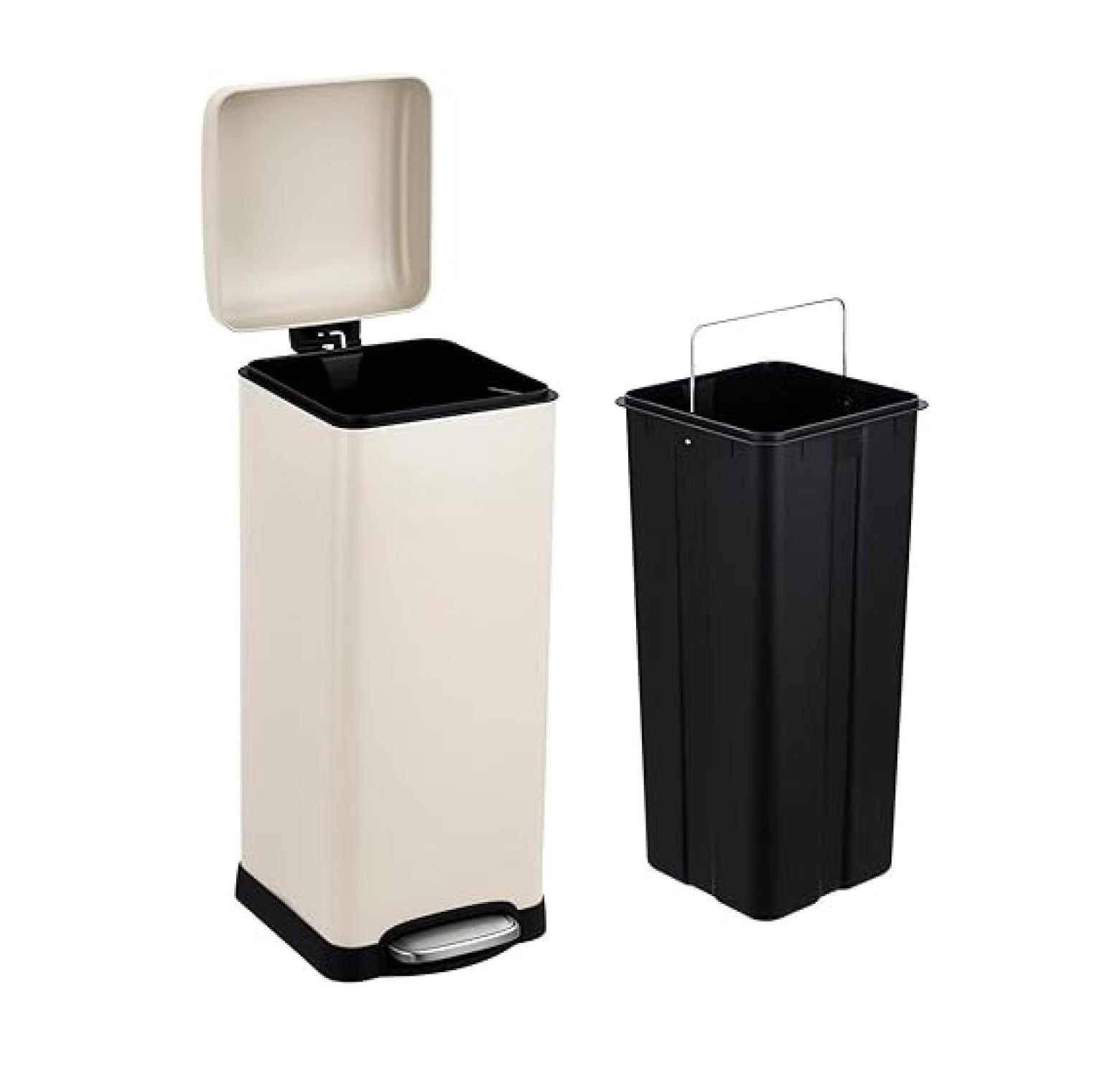 8 Gallon/30 L Trash Can for Kitchen, Fingerprint-Proof Stainless Steel ...