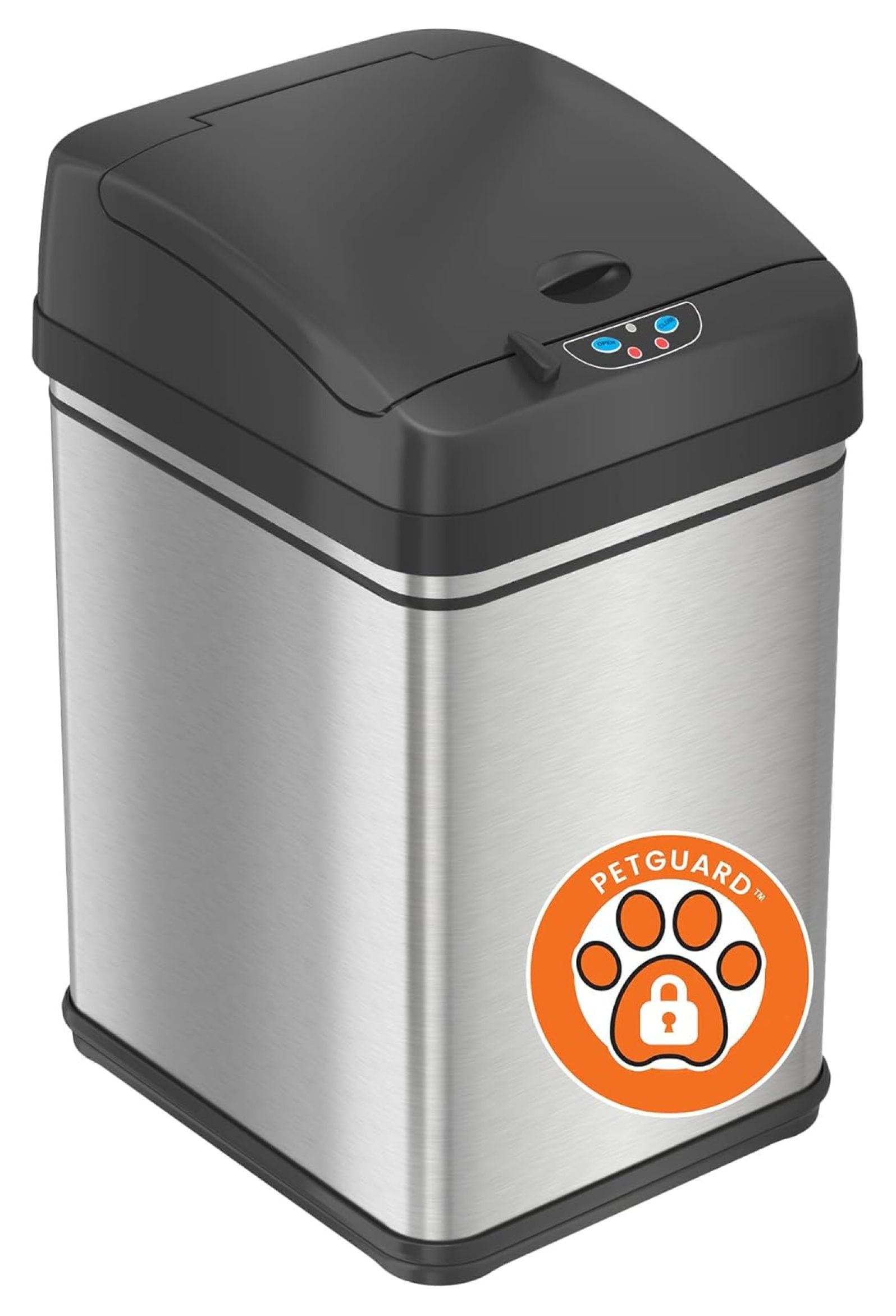 8 Gallon ChildGuard Sensor Trash Can with AbsorbX Odor Filter, 30 Liter ...