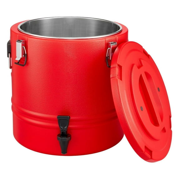 8 Gallon Insulated Beverage Dispenser - 30L Hot & Cold Drink Cooler Jug ...