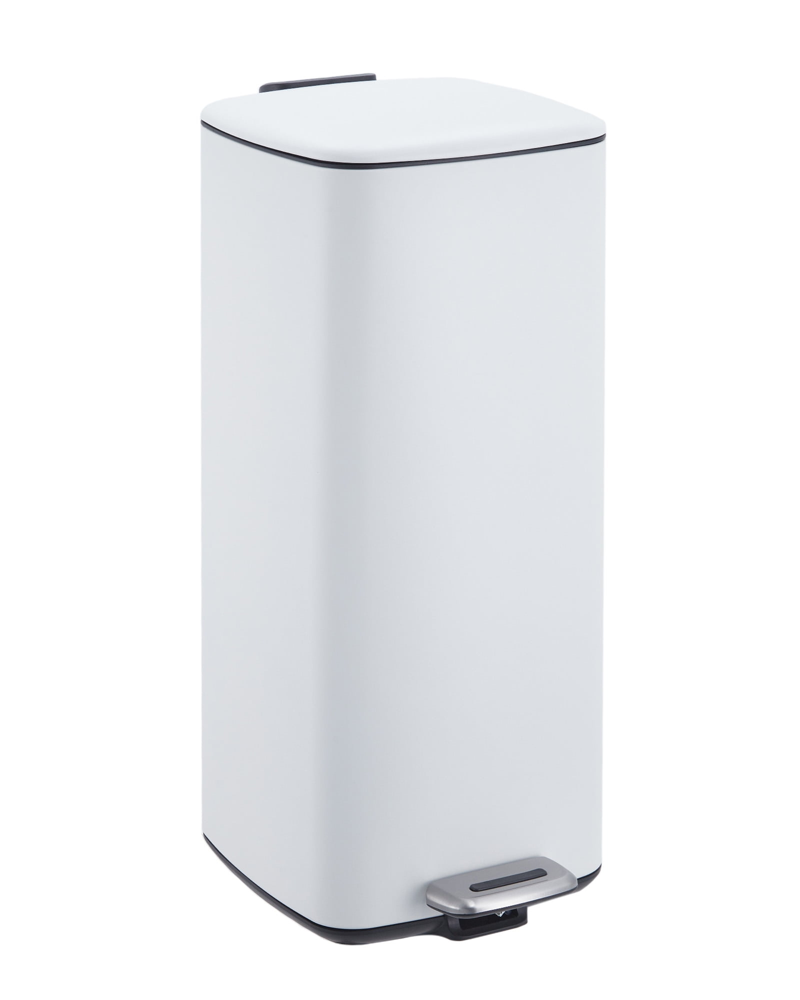 8 Gallon Kitchen Trash Can, Stainless Steel Garbage Can with Lid and ...