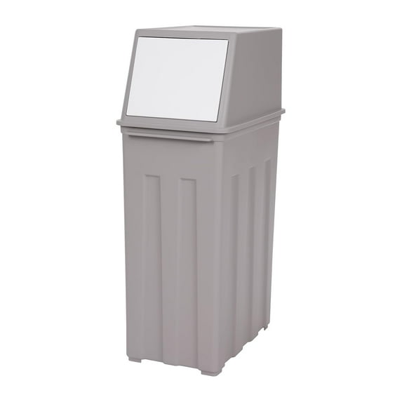 8 Gallon Large Capacity Trash Can, Slim Trash Can with Lid, 7.5 x 12 x ...