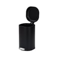 8 Gallon Step Trash Can, 30 Liter Square Foot Pedal Bin, Soft Close Lid ...