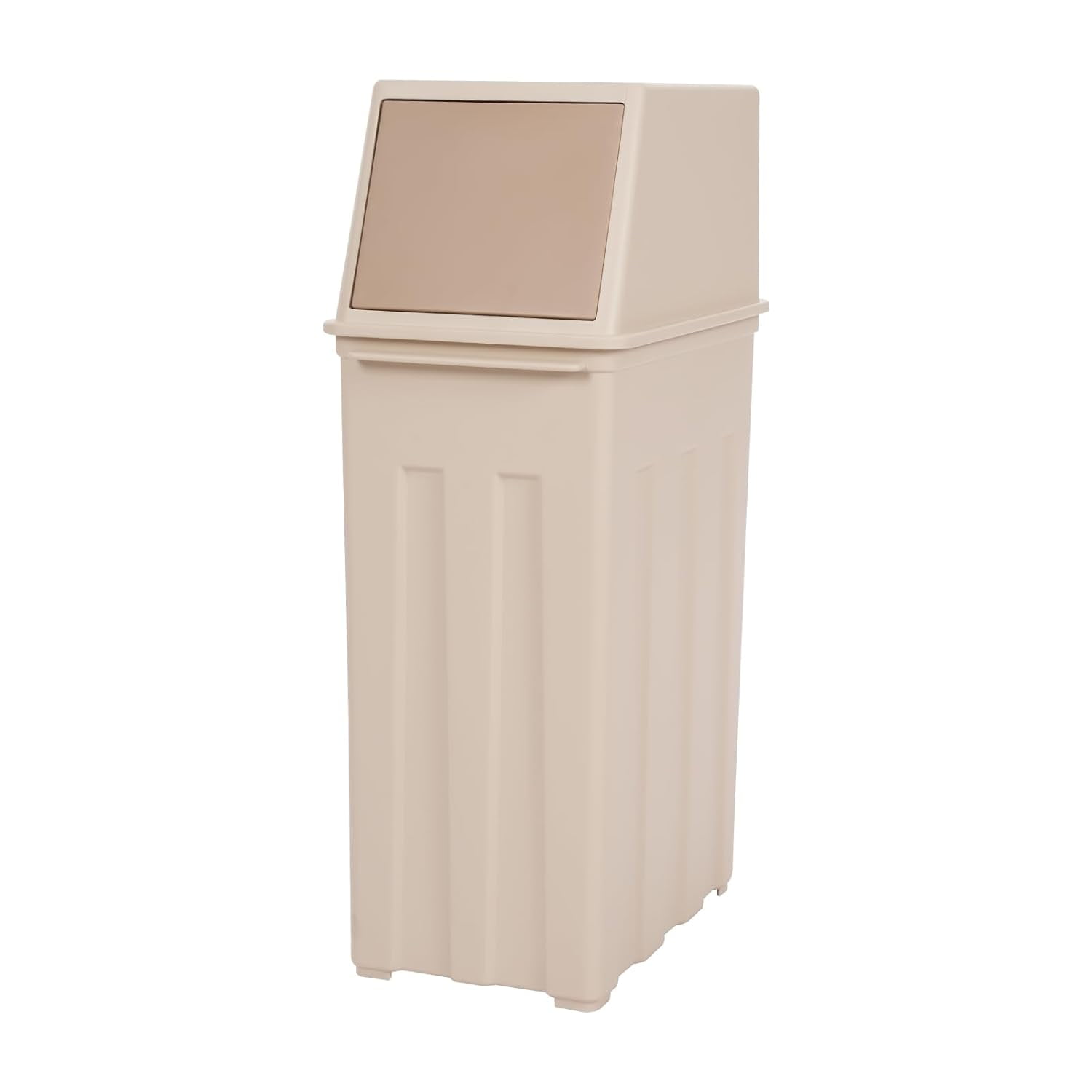 8 Gallon Trash Can with Hinged Flap Cover, Large Capacity 30L Rubbish ...