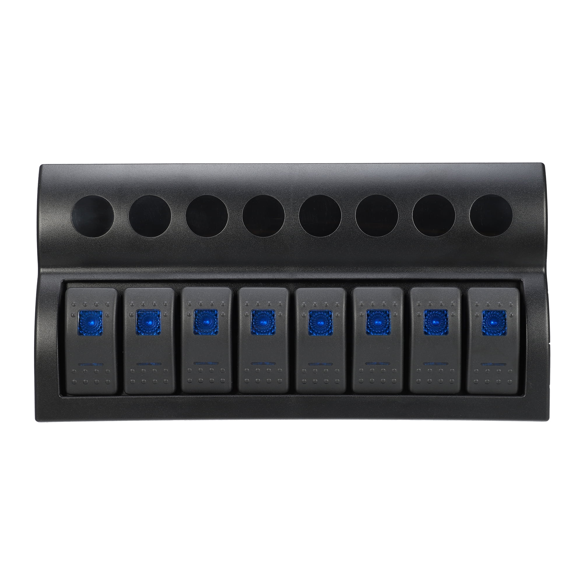 8 Gang Auto Rocker Switch Panel Waterproof 5 Pin Toggle Switch Control ...