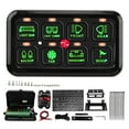8 Gang Car Switch Panel with Automatic Dimmable LED Touch Control for ...