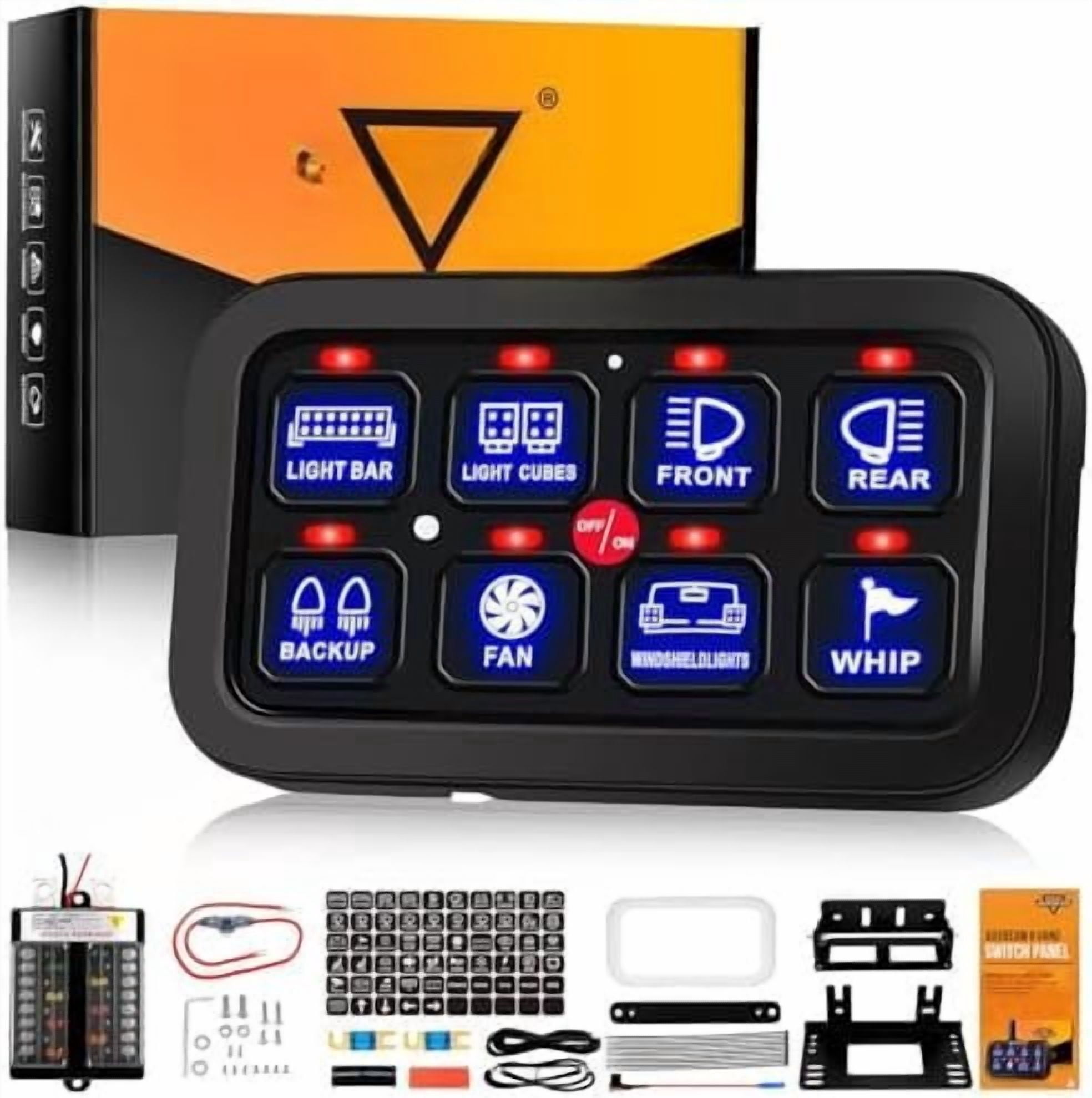 8 Gang Panel BB80, Universal Circuit Control Relay System Box with ...