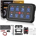 8 Gang Panel Control Panel, Toggle Momentary Pulsed with Dimmable ...