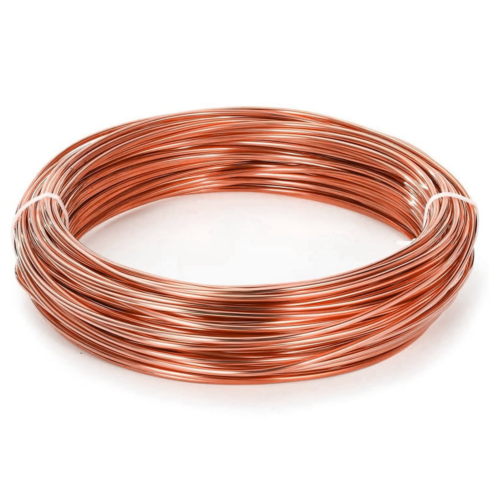 8 Gauge 100 Ft Pure Bare Copper Wire for Jewelry Making, Crafts, and ...