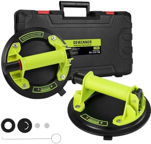 8" Glass Suction Cups - Heavy-Duty Vacuum Glass Lifter for Windshield ...