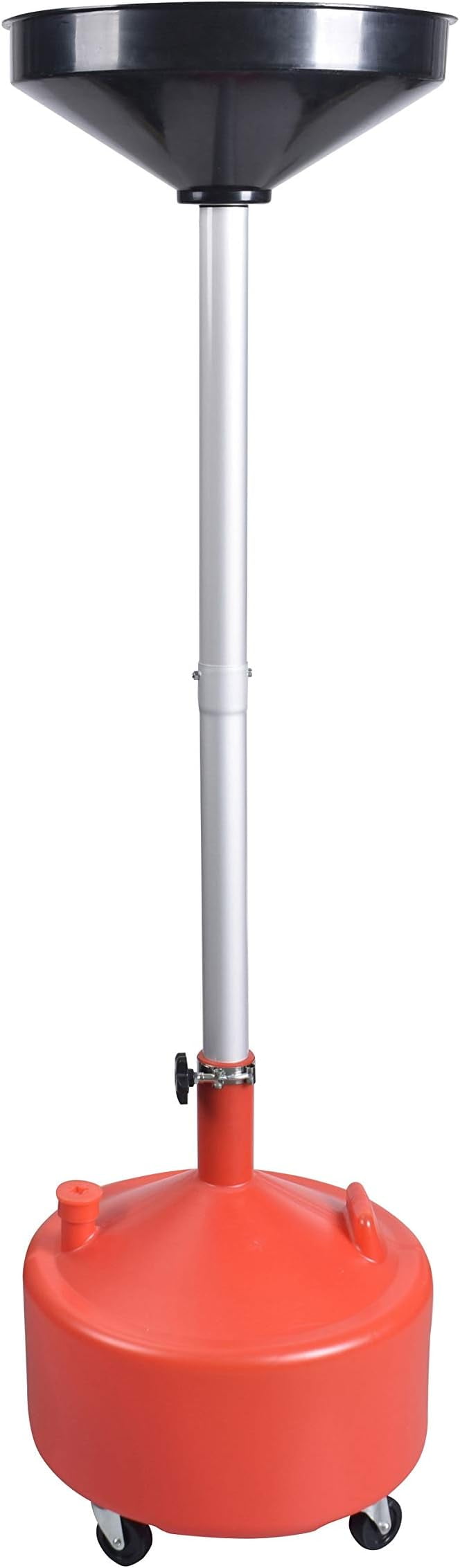 8 Gllon Portble Oil Dr,dustril Fluid Oil Dr Tnk With Wheels nd djustble ...