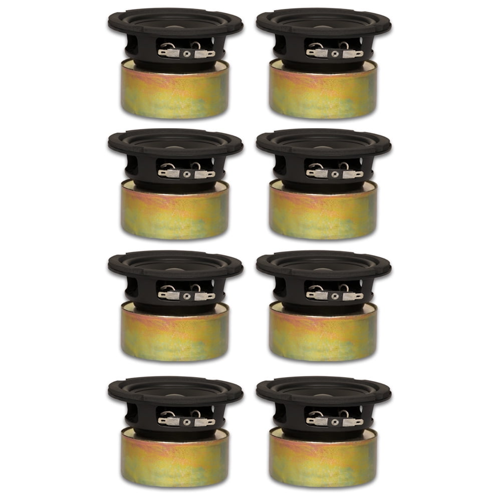 8 Goldwood Sound GW-4028/S Shielded 4" Woofers 70 Watt each 8ohm ...