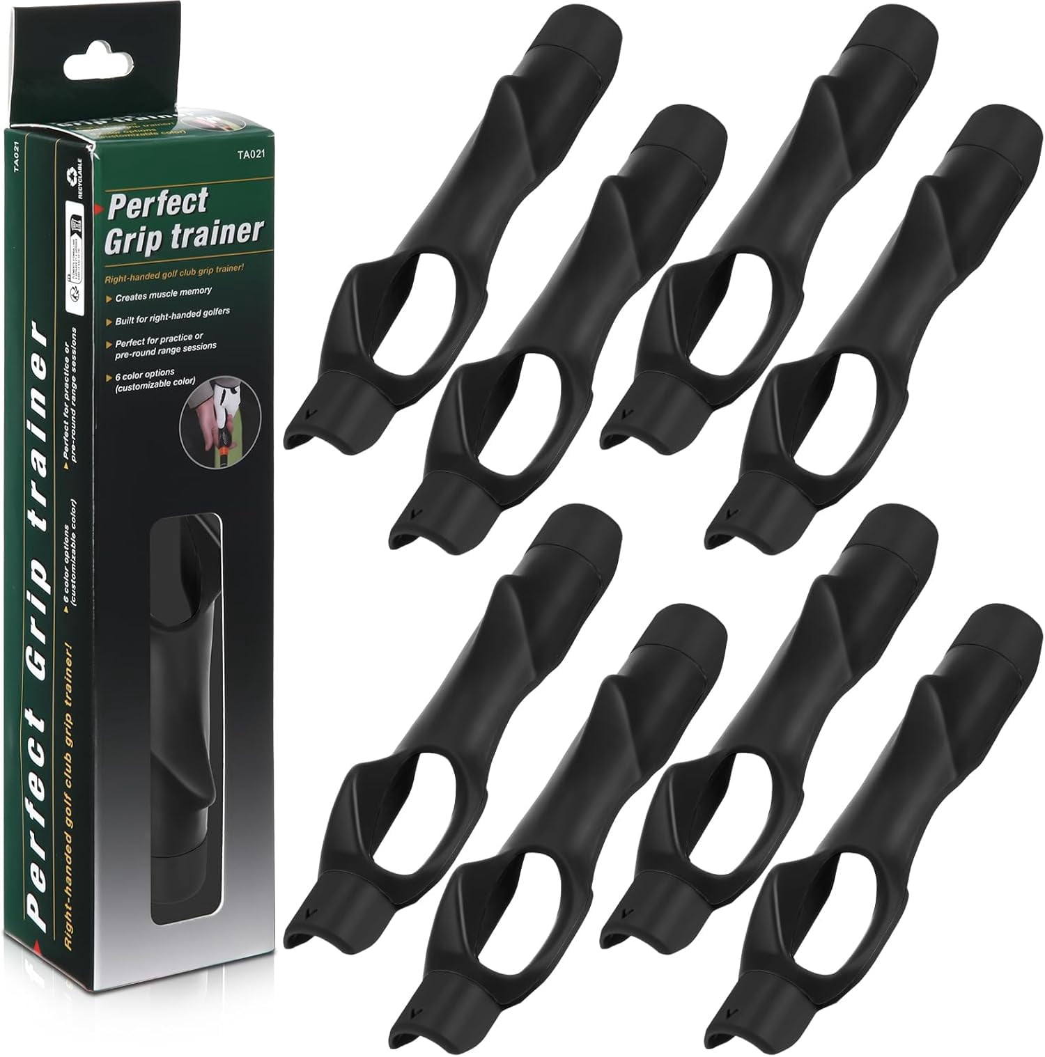 8 Golf Trainer, Golf Aid, Swing Trainer Club Grips Accessories for ...