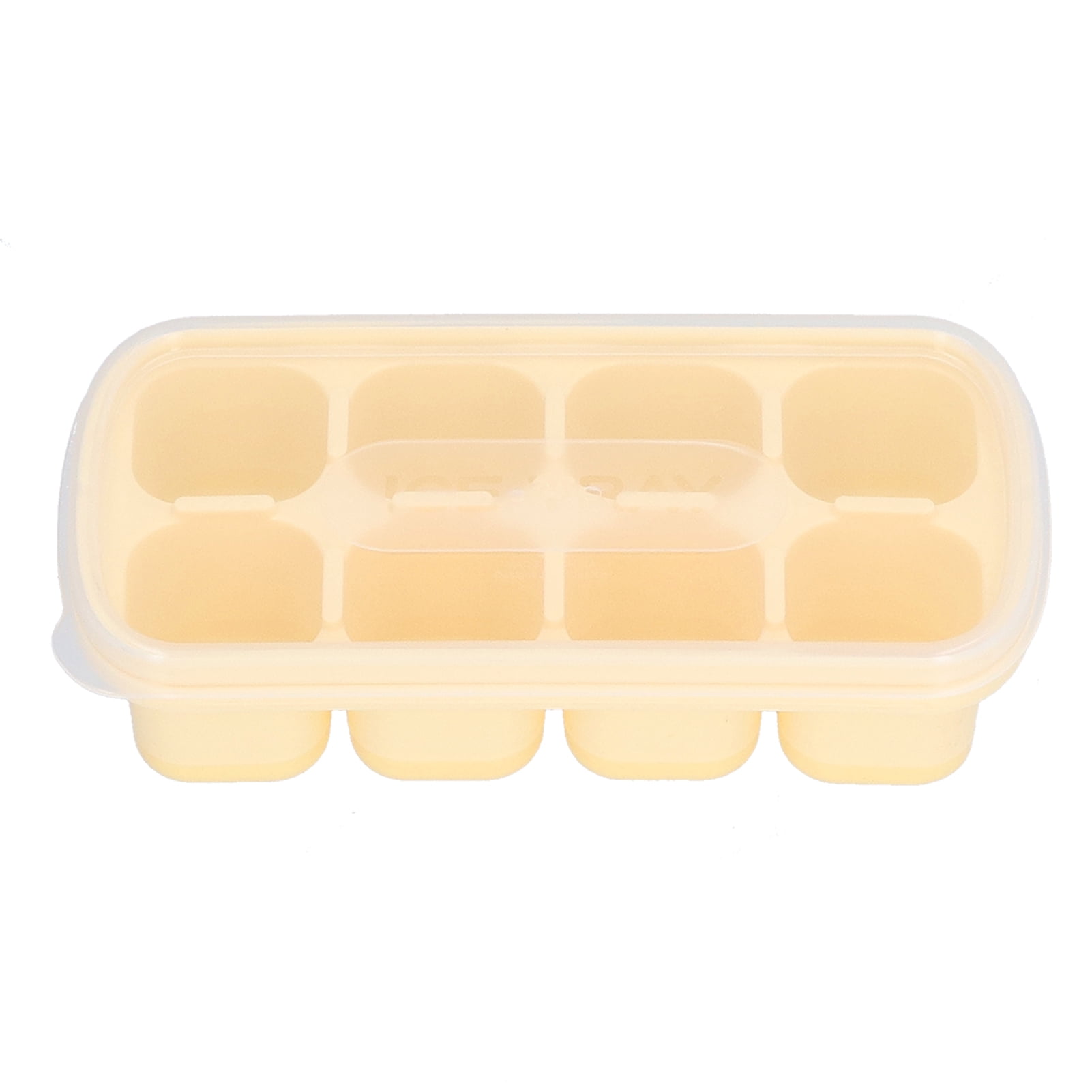8 Grid Ice Cube Tray with Lid Food Grade Household Ice Cube Mold for ...
