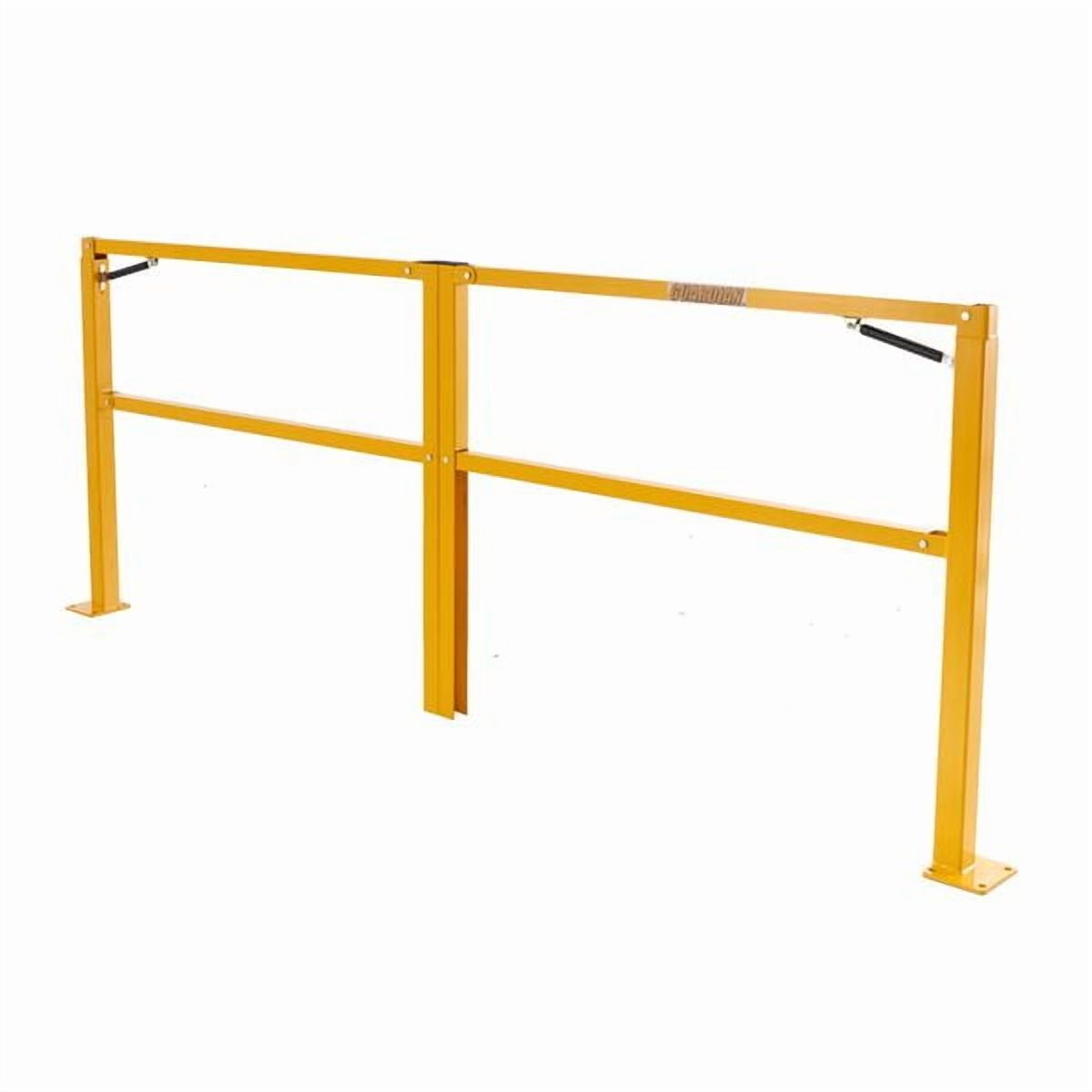 Guardian 8' Outdoor Folding Dock Door Gate with High-Visibility Yellow ...