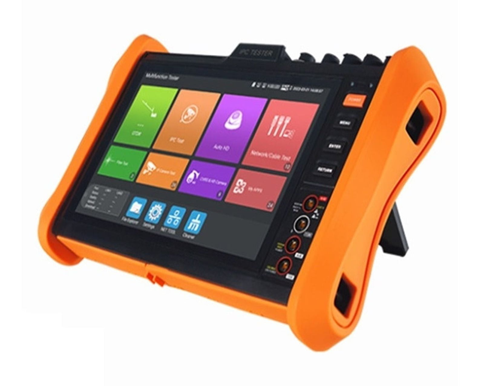 8" H.265 IP Camera Tester 8K CCTV Tester SFP PoE++ AHD TVI CVI Test ...