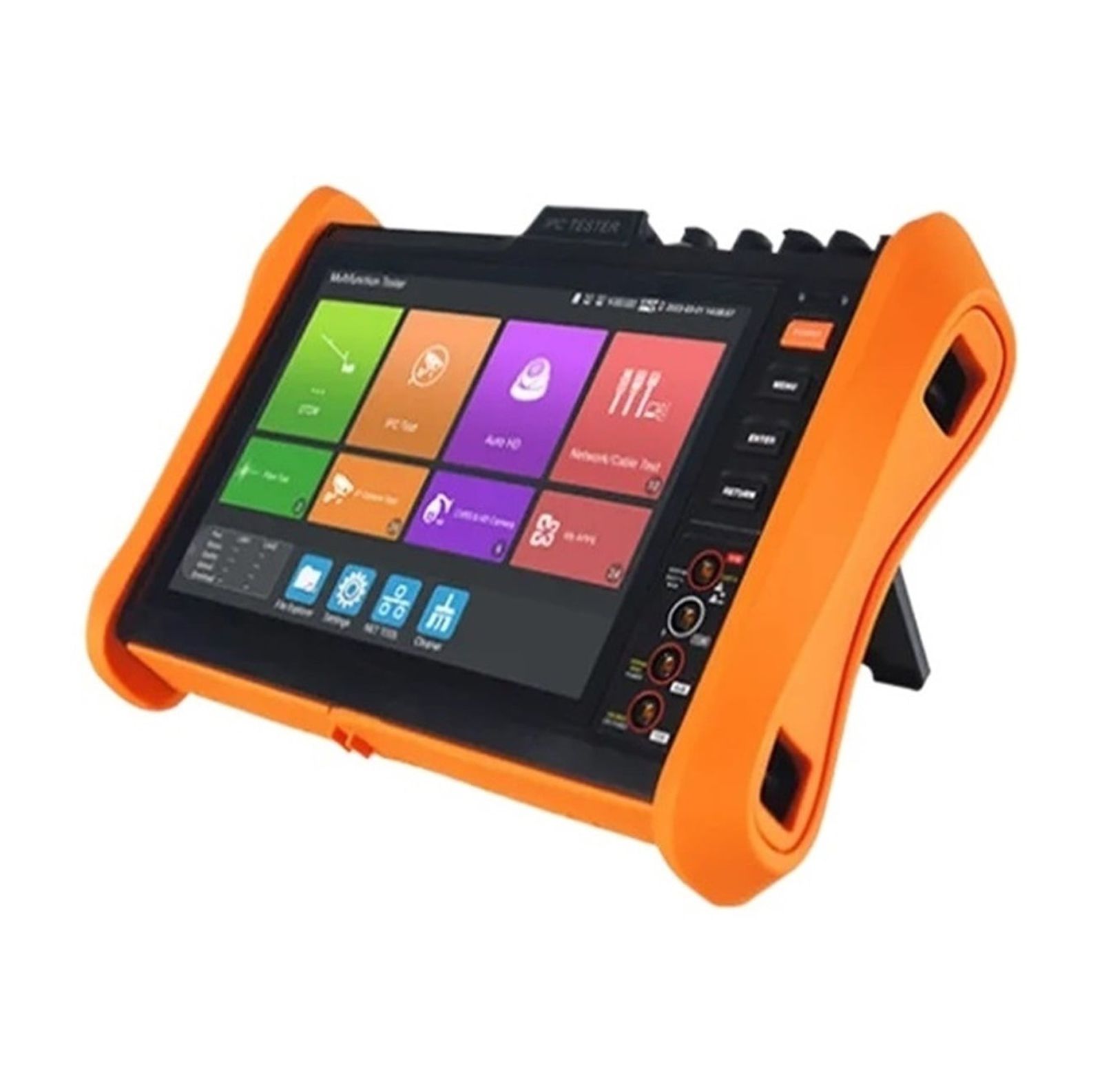 8" H.265 IP Camera Tester 8K CCTV Tester SFP PoE++ AHD TVI CVI Test ...