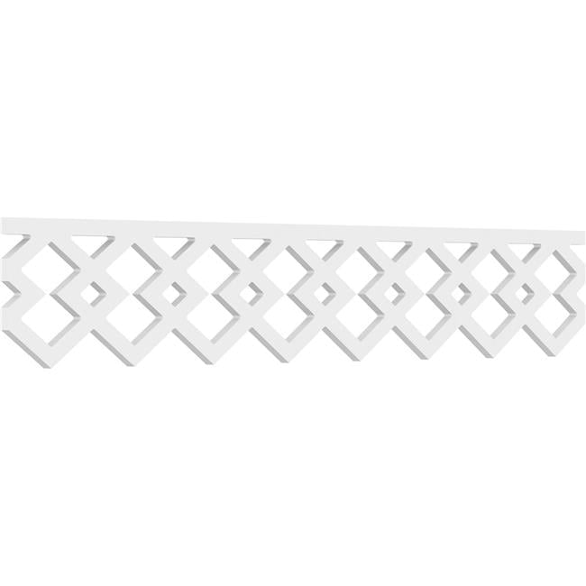 8"H x 5/8"P x 48"L Hadley Architectural Grade PVC Running Trim ...