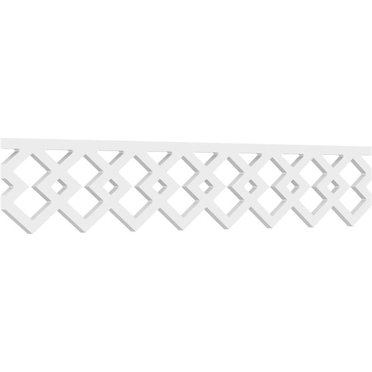 6"H x 5/8"P x 48"L Hemlock Architectural Grade PVC Running Trim ...