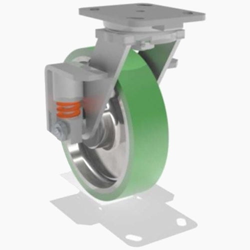 8" Hamilton Spring Loaded Swivel Caster - 620 lbs Load Capacity ...