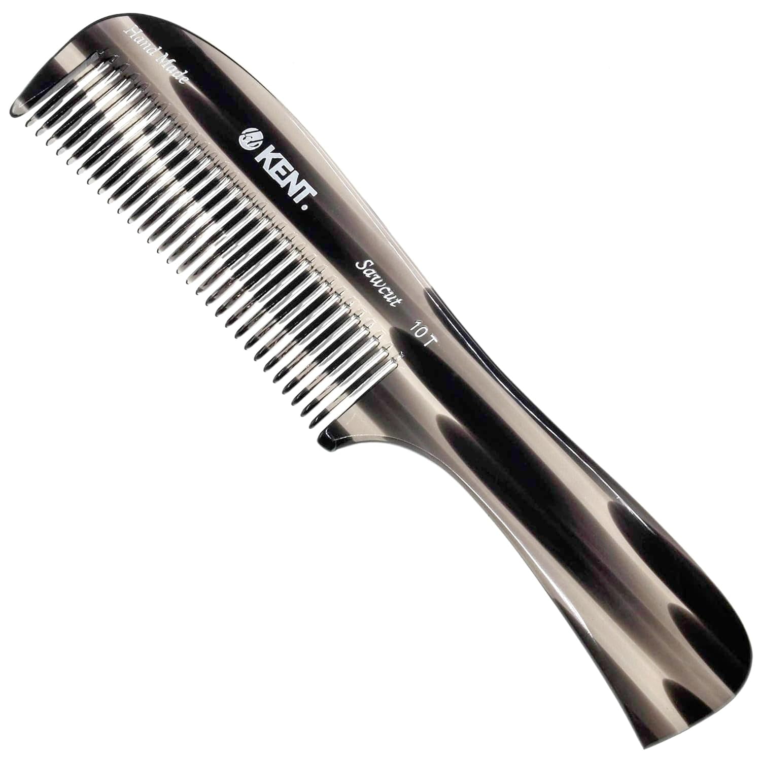 Kent 10T Large Wide Tooth Comb - Rake Comb Hair Detangler / Wide Tooth ...