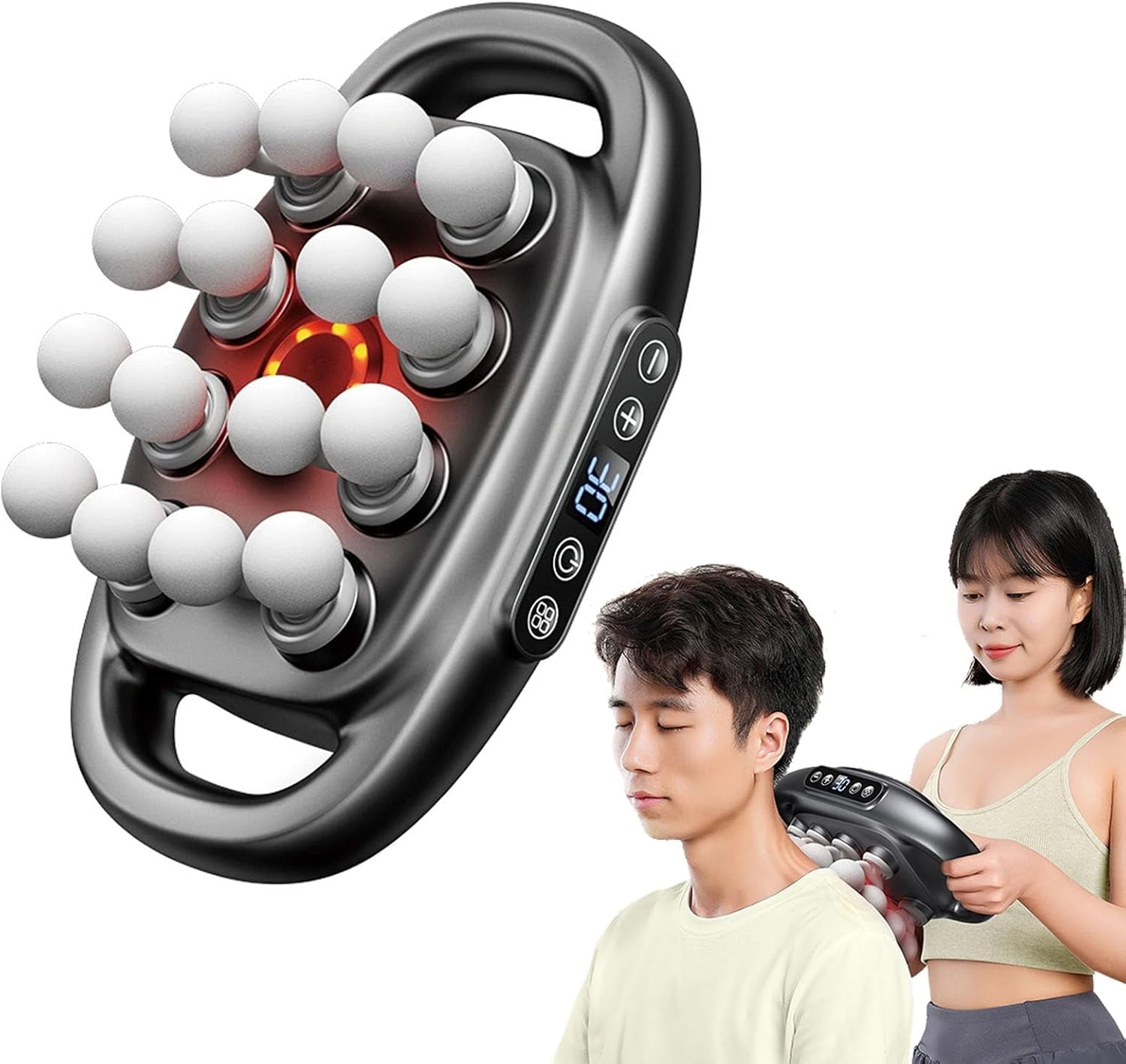 8 Head Massage Gun Deep Tissue, 16-Drive 8-Head Massage Gun Set with 9 ...