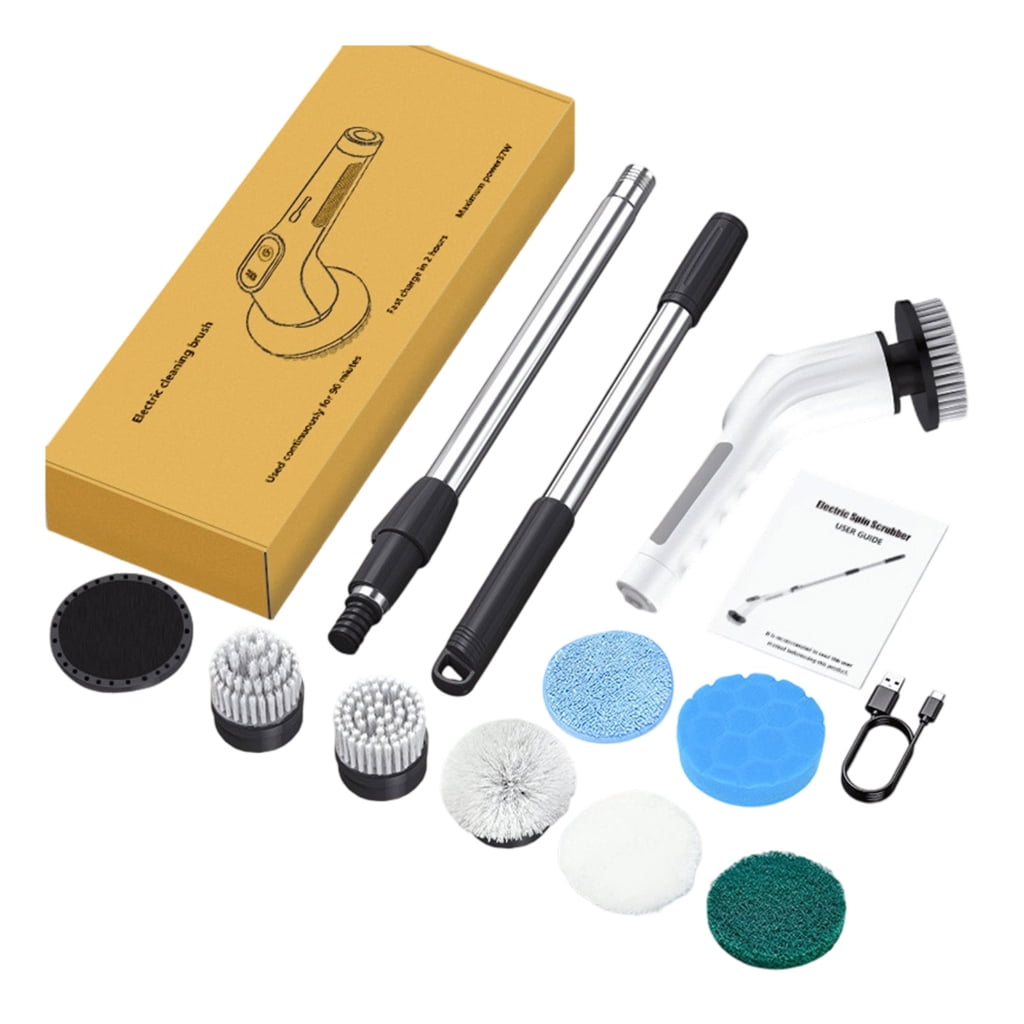 8 Head Rotarys Cleaning System 300RPM Motor Cordless Design Hard ...